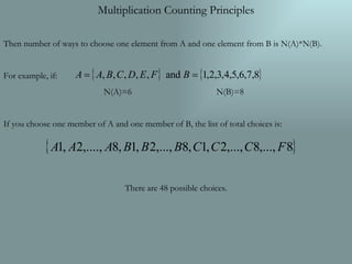 2.12 13.08 Counting Principles | PPT