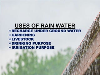 Rain water harvesting its importance and need.pptx