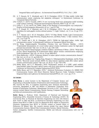 ANALYTICAL PERFORMANCE EVALUATION OF AN LDPC CODED INDOOR OPTICAL ...