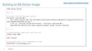 Docker and IBM Integration Bus | PPT
