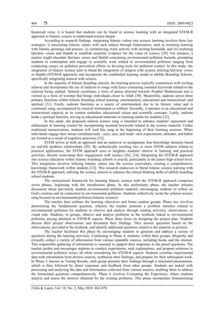 Science learning STEM-R approach: A study of students' reflective and ...