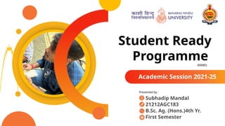 SRP+RAWE REPORT BHU B.SC. AGRICULTURE 4TH YEAR | PPTX