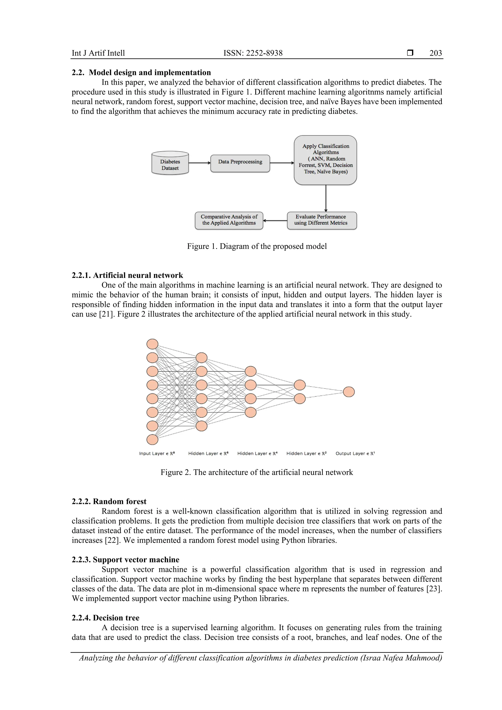 Analyzing the behavior of different classification algorithms in ...