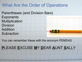 Order of Operations | PPT
