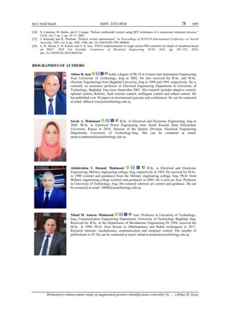 Robustness enhancement study of augmented positive identification controller by a sigmoid ...