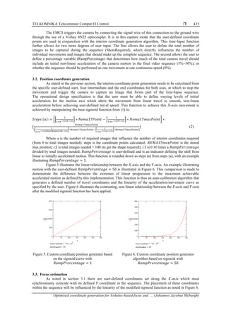 Optimised coordinate generation for Arduino-based focus and motion control system for deployment ...