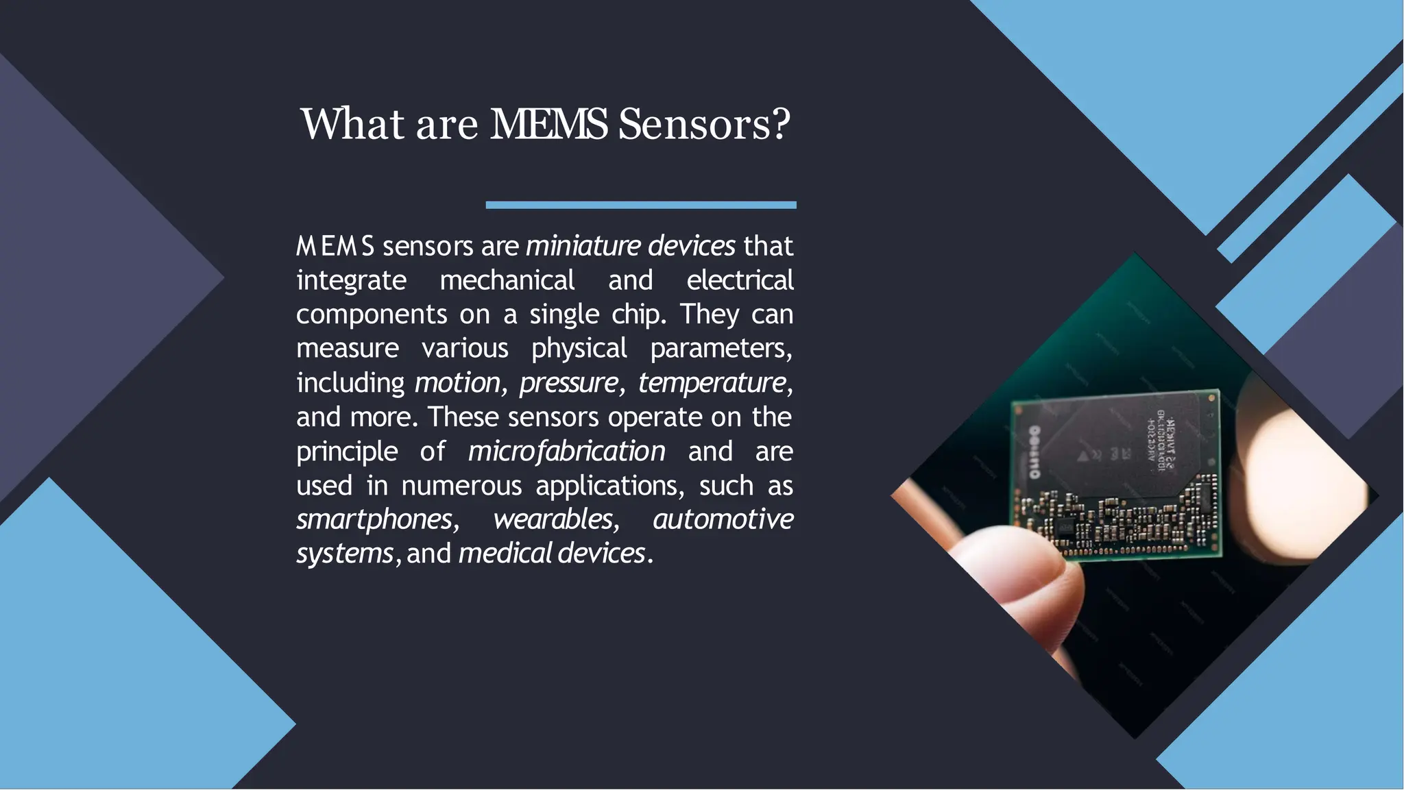 MEMS SENSOR | PPTX