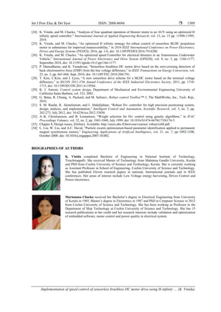 Implementation of speed control of sensorless brushless DC motor drive ...