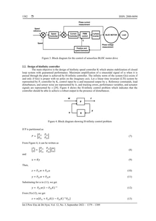 Implementation of speed control of sensorless brushless DC motor drive ...