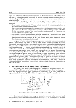 Sliding-mode controller for a photovoltaic system based on a ´ Cuk ...