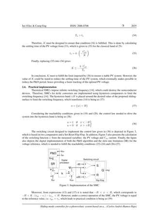 Sliding-mode controller for a photovoltaic system based on a ´ Cuk converter | PDF | Consumer ...