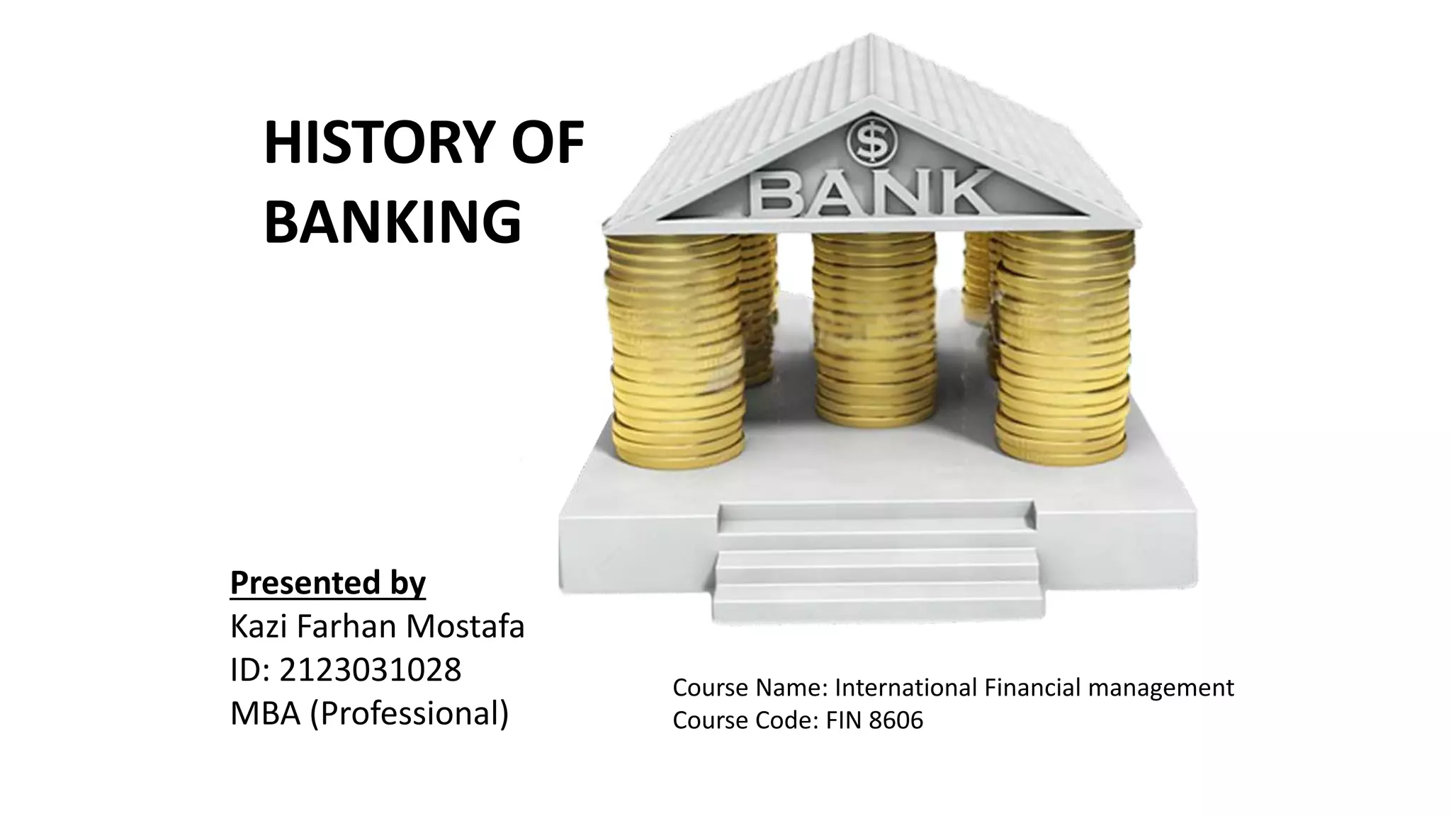 History of Banks | PPT