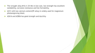 Mg alloys | PDF