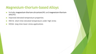 Mg alloys | PDF