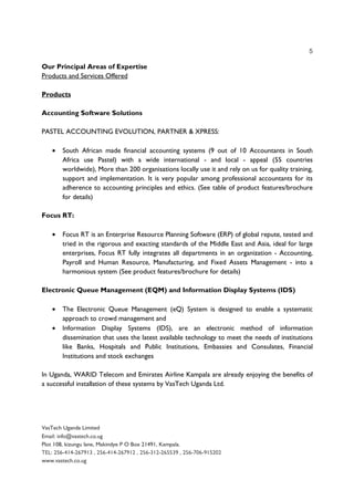 VasTech Ug Ltd Company Profile | PDF