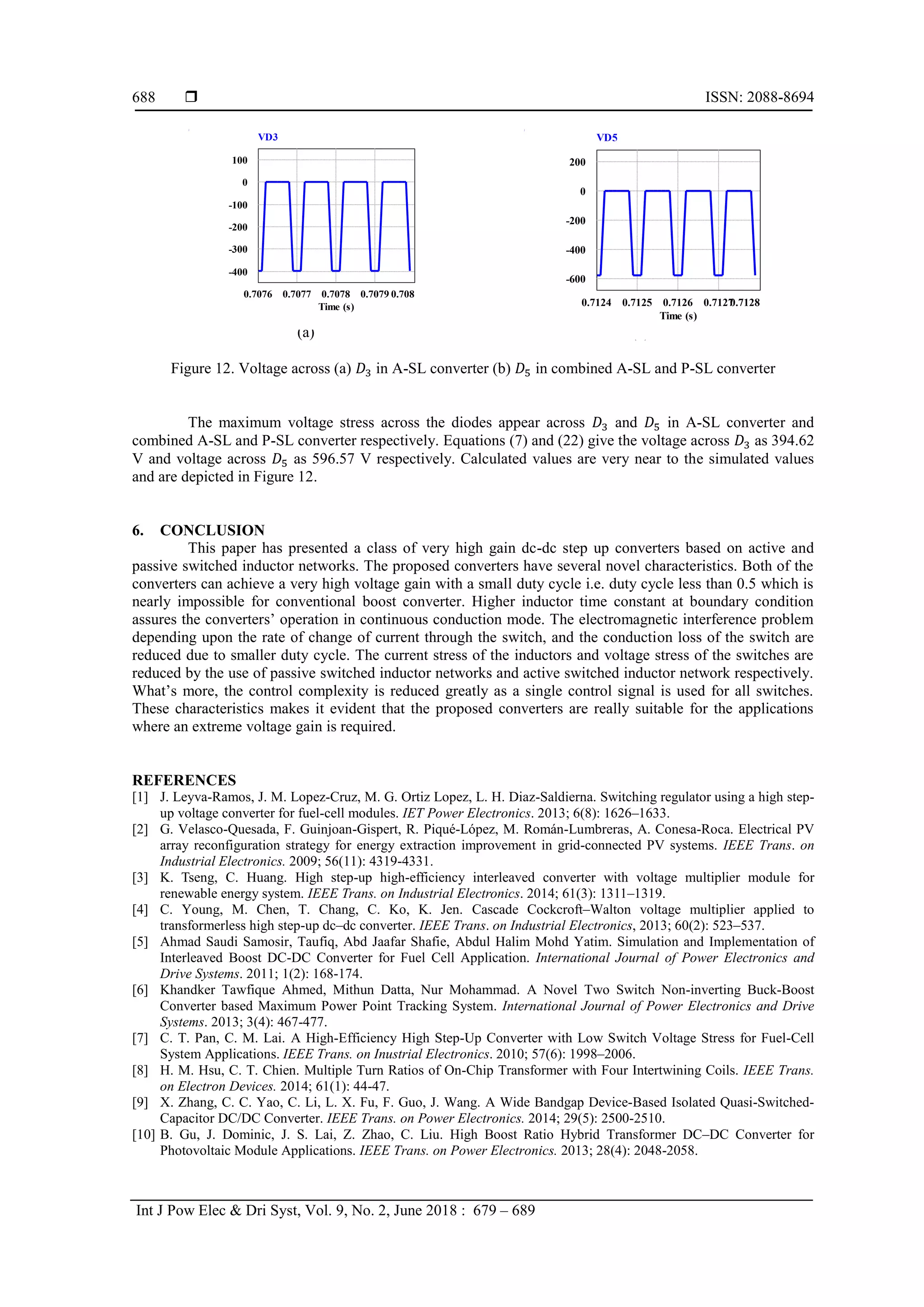 High Gain Non Isolated Dc Dc Step Up Converters Integrated With Active And Passive Switched