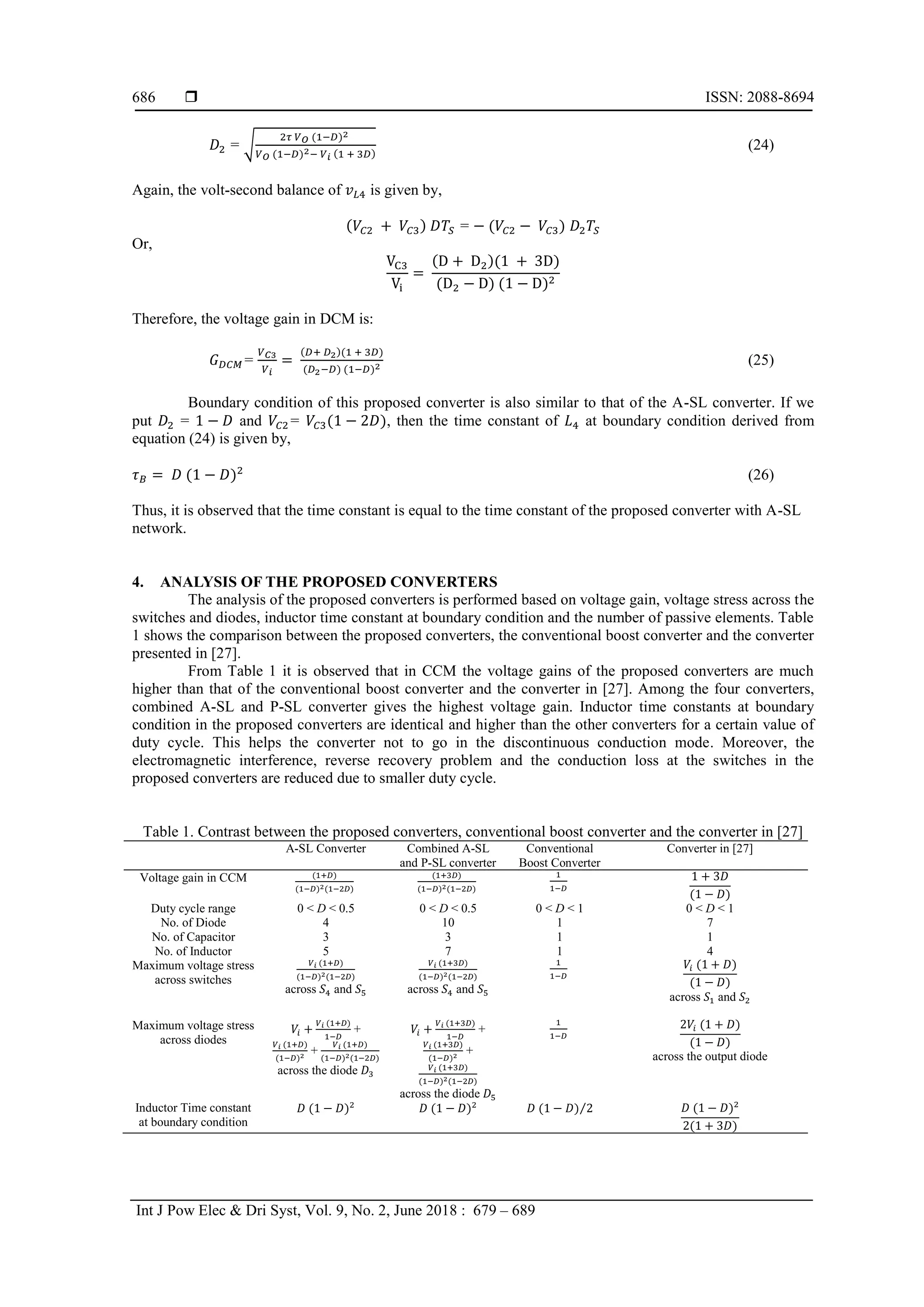 High Gain Non Isolated Dc Dc Step Up Converters Integrated With Active And Passive Switched