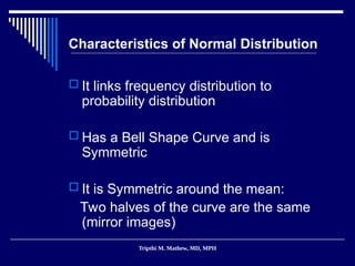 Normal distribution. The distribution curve and outliers | PPT