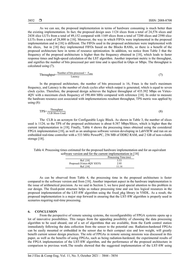 Improvements In Space Radiation Tolerant Fpga Implementation Of Land Surface Temperature Split