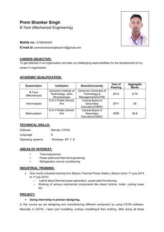 cv with patna address | PDF