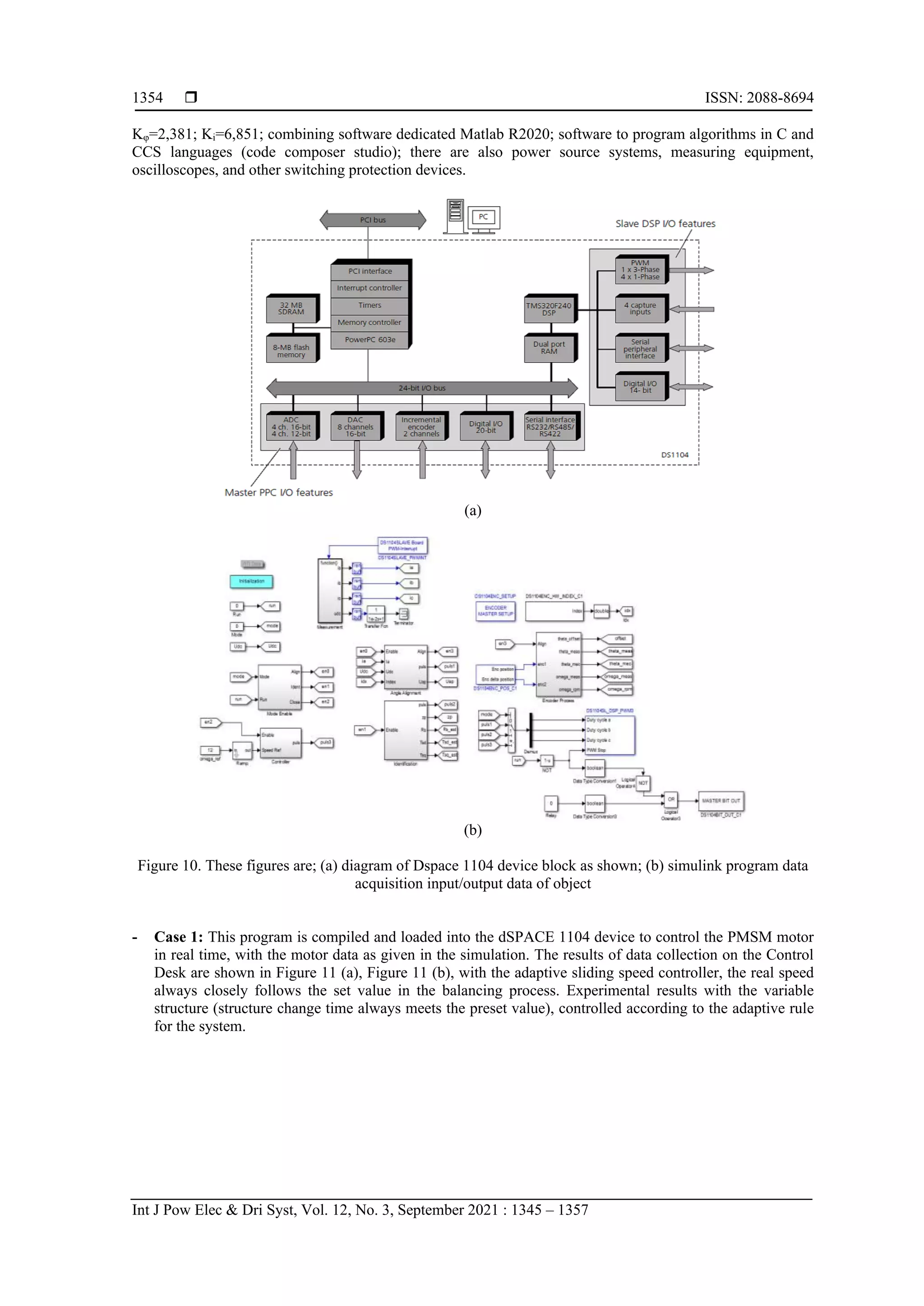 Development of a position tracking drive system for controlling PMSM motor using dSPACE 1104 ...