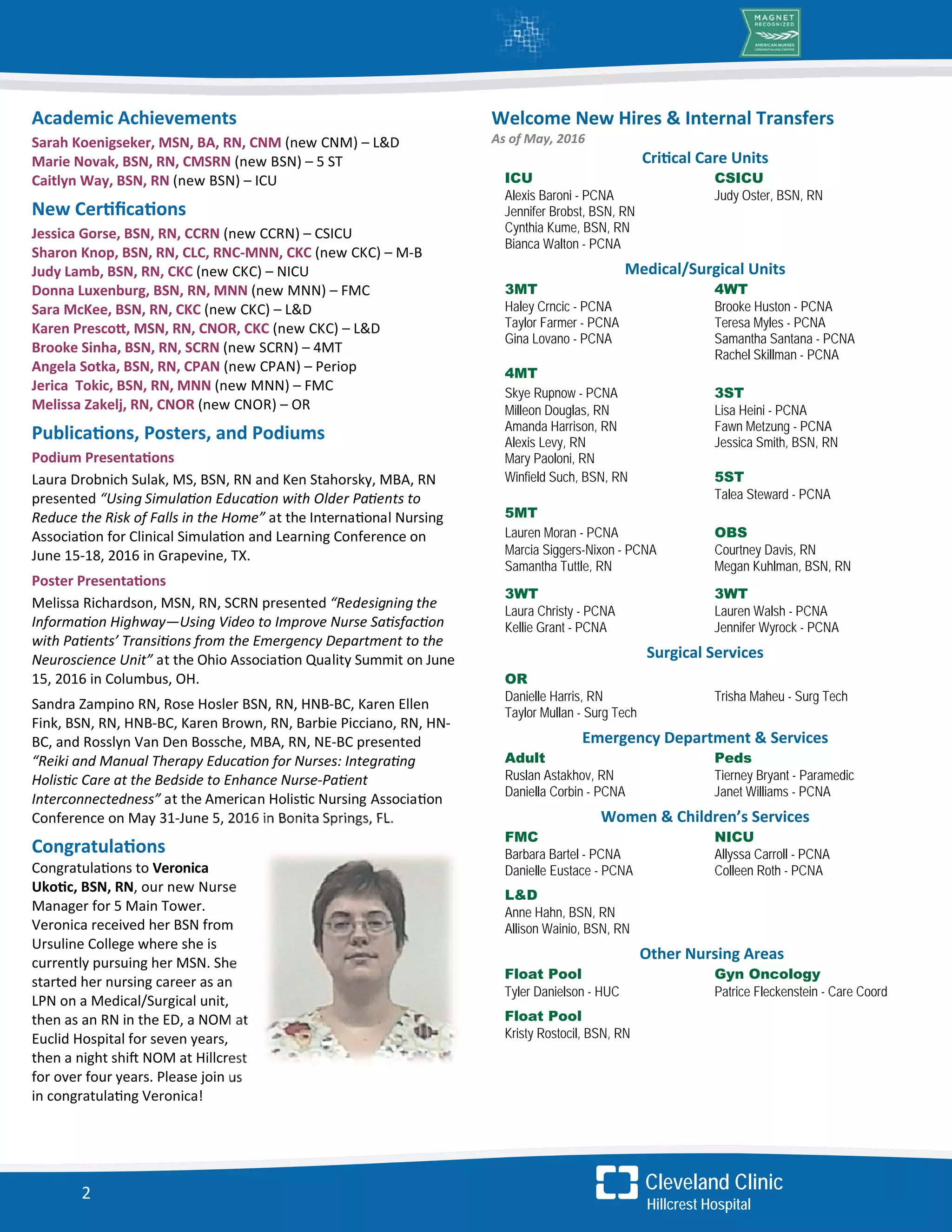 From the Top of the Hill - June 2016 | PDF