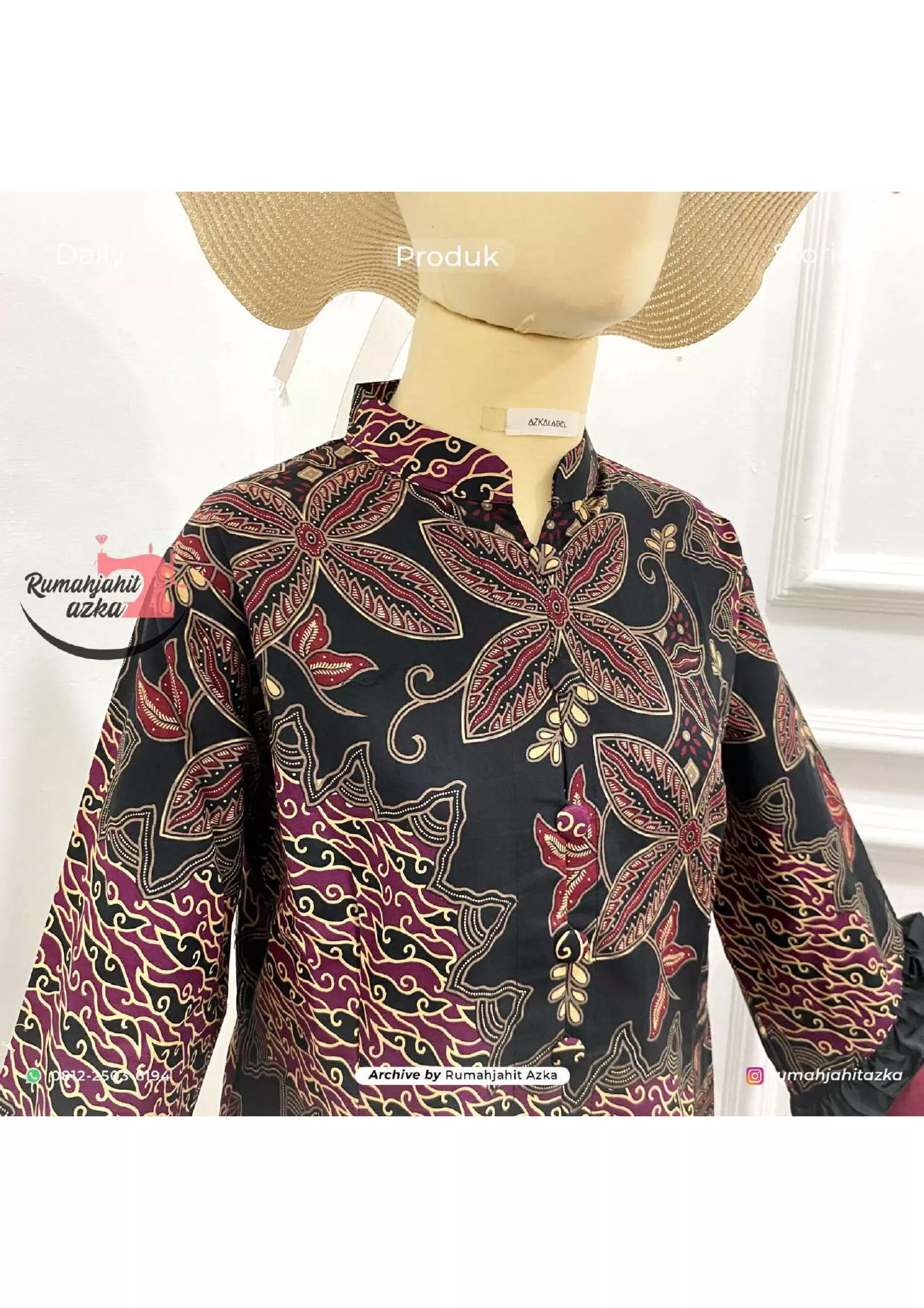 Batik Soft Kombinasi by Rumah Jahit Azka | PDF