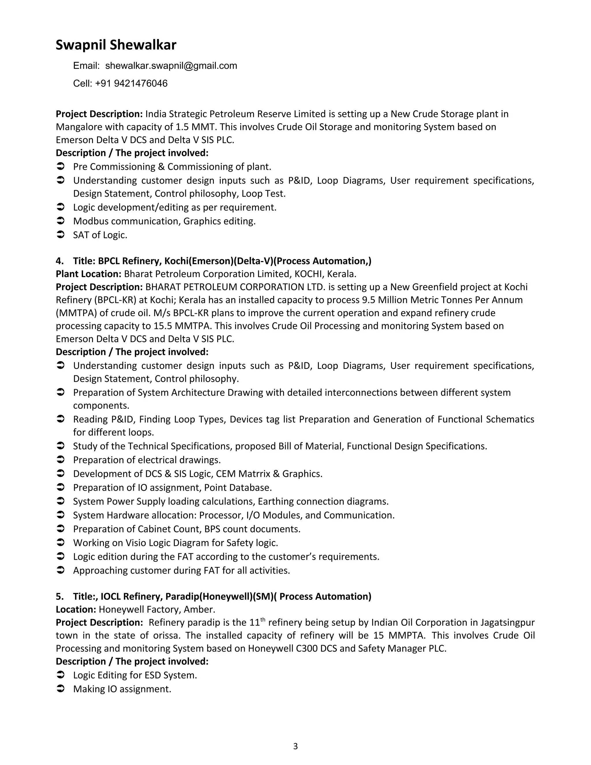 Resume - Swapnil Shewalkar (1) | DOC