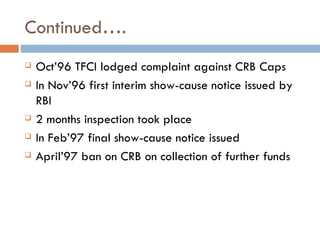 21277186 case-study-on-crb-scam | PPT