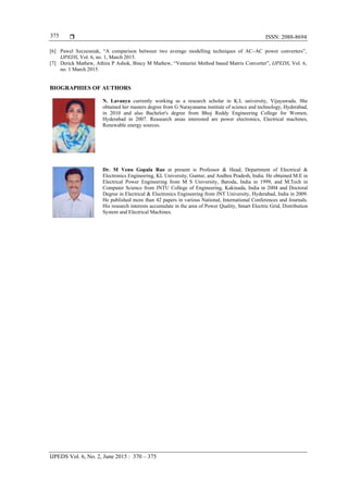 Control of Indirect Matrix Converter by Using Improved SVM Method | PDF