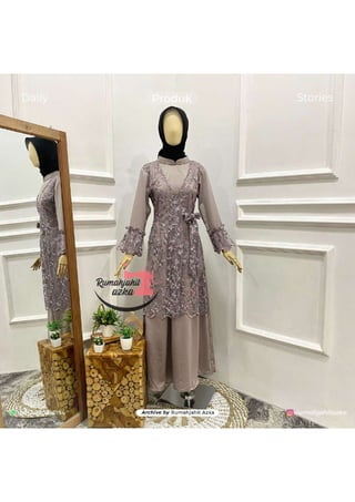 Jasa Jahit Kebaya Outer Set by Rumah Jahit Azka | PDF