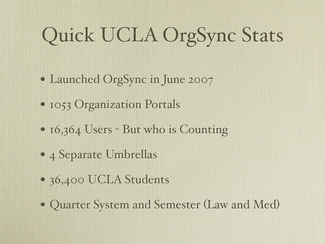 ucla presentation - multiple umbrellas | KEY