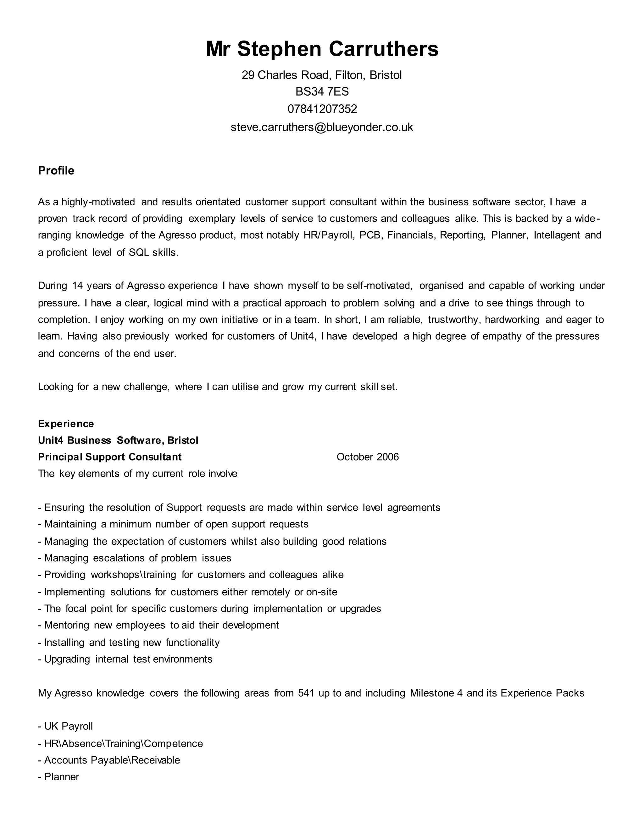 Steve Carruthers | PDF