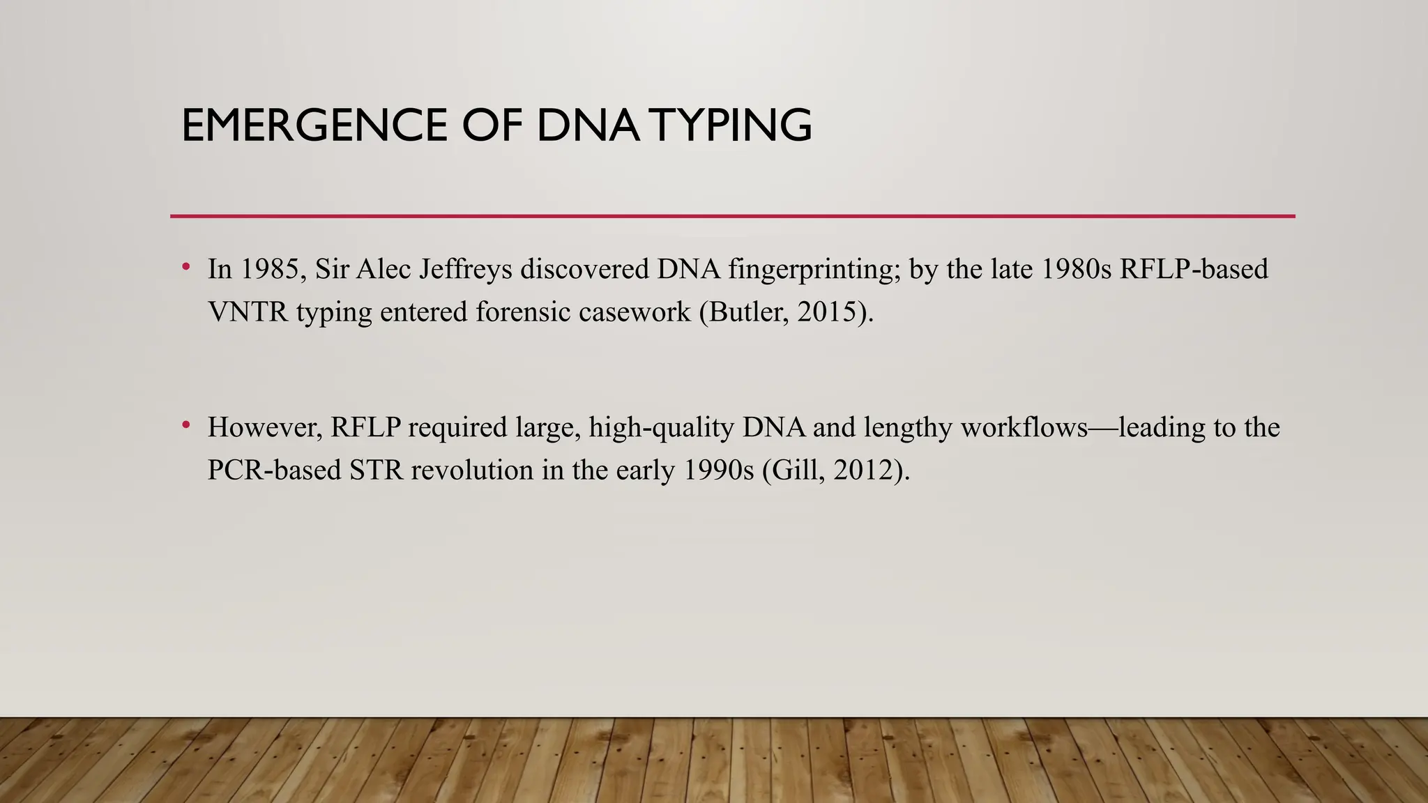212 ALL Every Detaileds History of DNA Typing in forensic profiling ...
