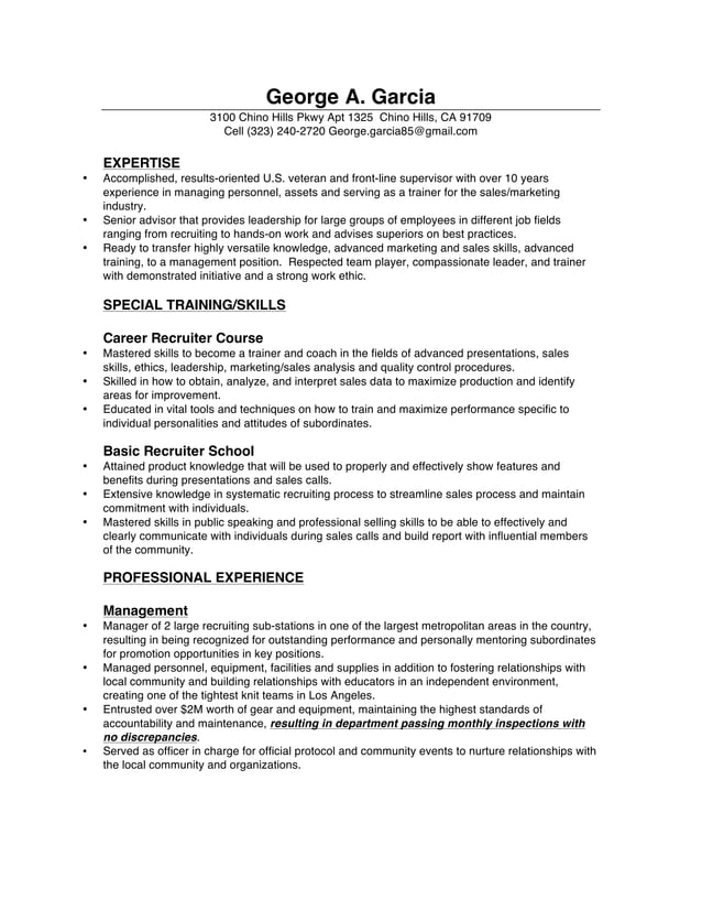 George Garcia Resume | PDF