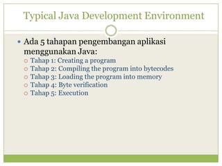 212 kuliah 01 pengenalan pemrograman berorientasi objek (java) | PPT