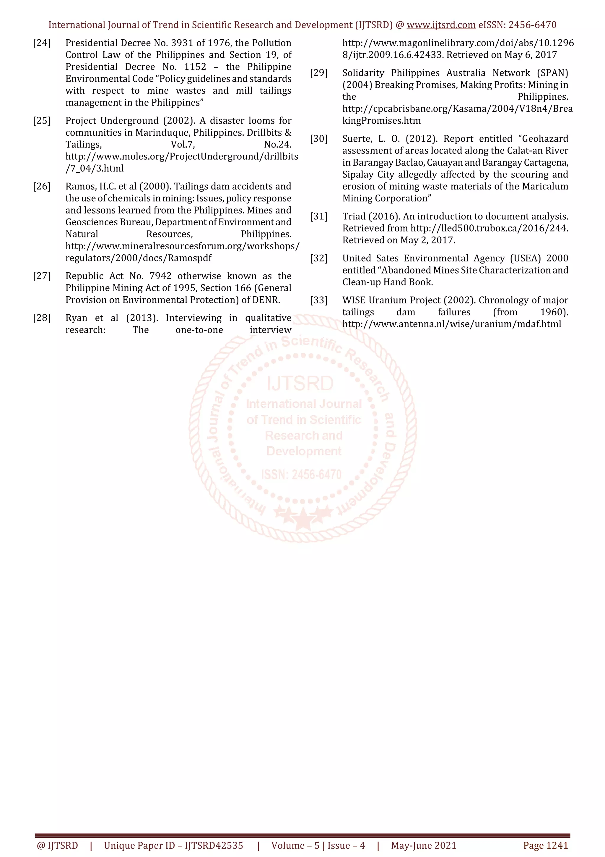 Mine Waste A Social Deviance | PDF