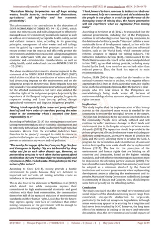 Mine Waste A Social Deviance | PDF