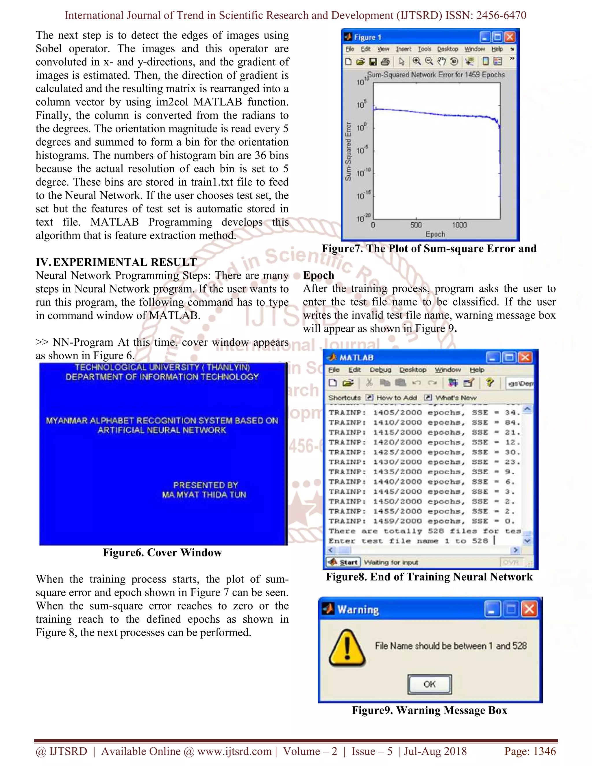 Myanmar Alphabet Recognition System Based on Artificial Neural Network | PDF