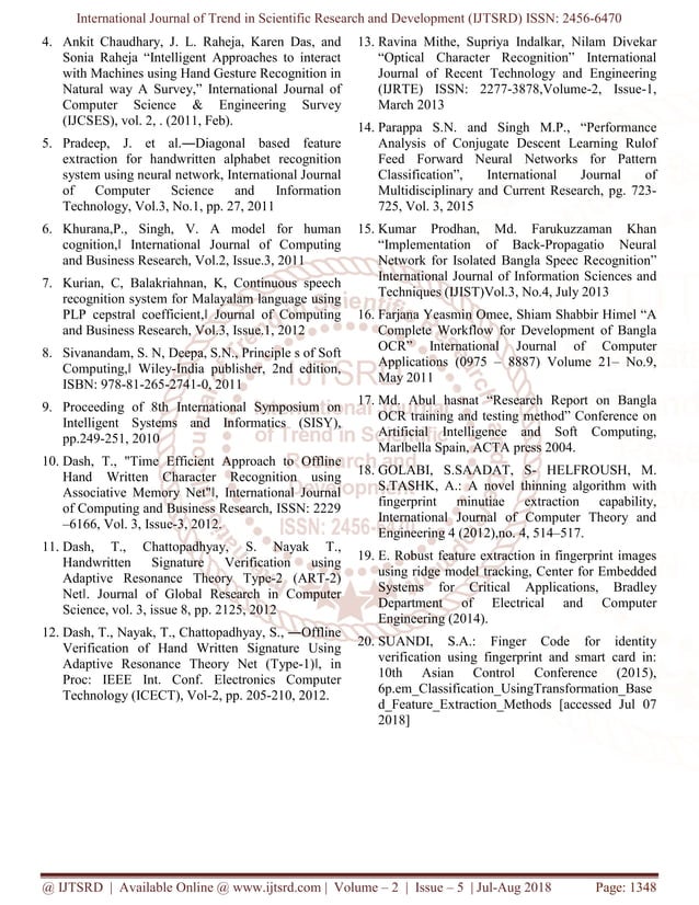 Myanmar Alphabet Recognition System Based on Artificial Neural Network | PDF