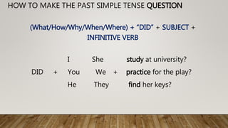 English Speaking Club: 2/12 Past Simple Tense | PPT