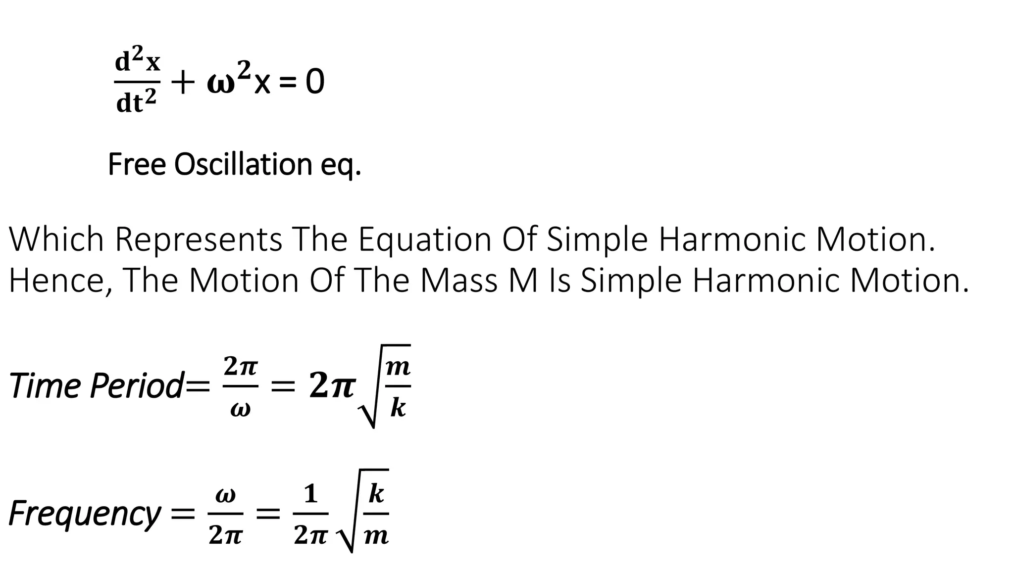 Ordinary Differential Equations And Their Application: Modeling: Free Oscillations Resonance And ...