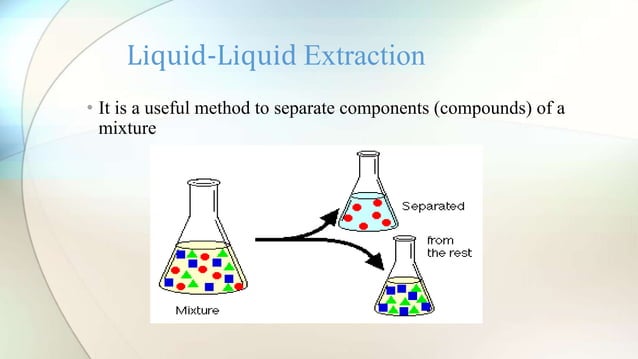 extraction for process calculation | PPTX | Chemistry | Science