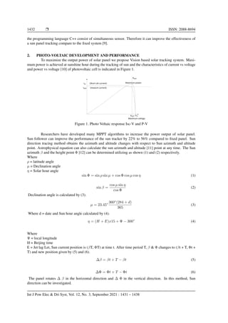 Vision based solar tracking system for efficient energy harvesting | PDF