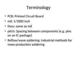 Printed Circuit Board Workshop Board Workshop | PPT