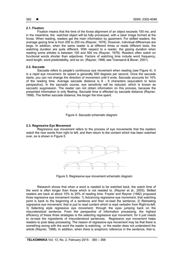 ESL Reading Research Based on Eye Tracking Techniques | PDF