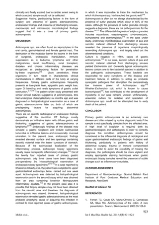 Actinomycosis case report (1) | PDF