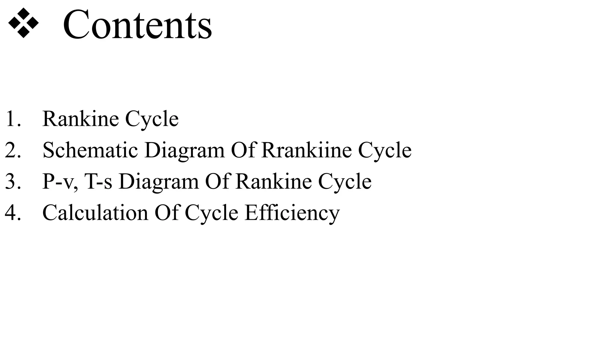 Rankine Cycle | PPTX