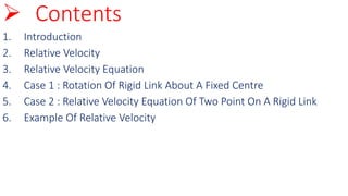 Relative velocities | PPTX