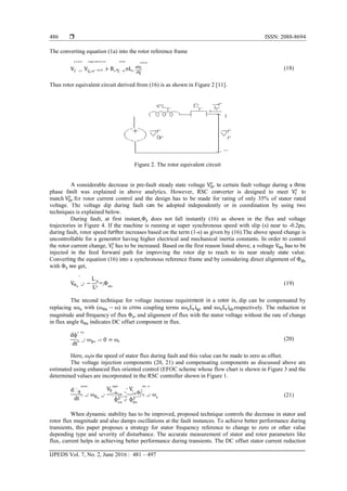 Low Voltage Ride-through for Doubly Fed Induction Generator Using Battery-Storage System | PDF